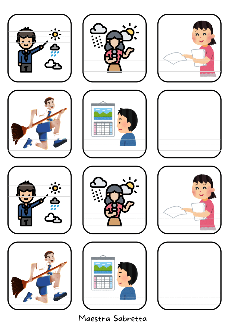 CALENDARIO – numeri, mesi, giorni da stampare – Maestra Sabretta